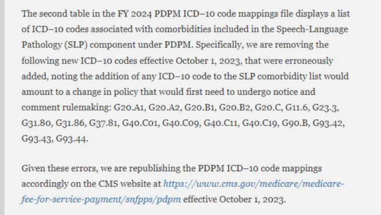 ICD-10-CM and PDPM ICD-10 Mapping: What’s new for Fiscal Year 2024 ...